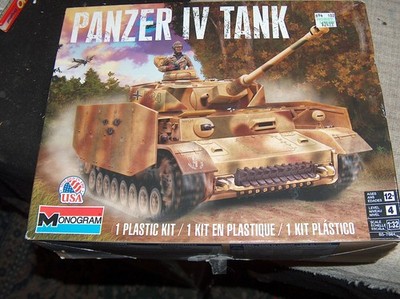 18-7861 MONOGRAM 1:32 Scale PANZER IV TANK Plastic Model Kit | eBay