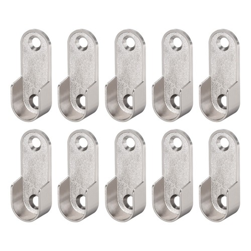 Oval Closet Rod End Supports Wardrobe Rod Flange Support Fit Rod Dia ...