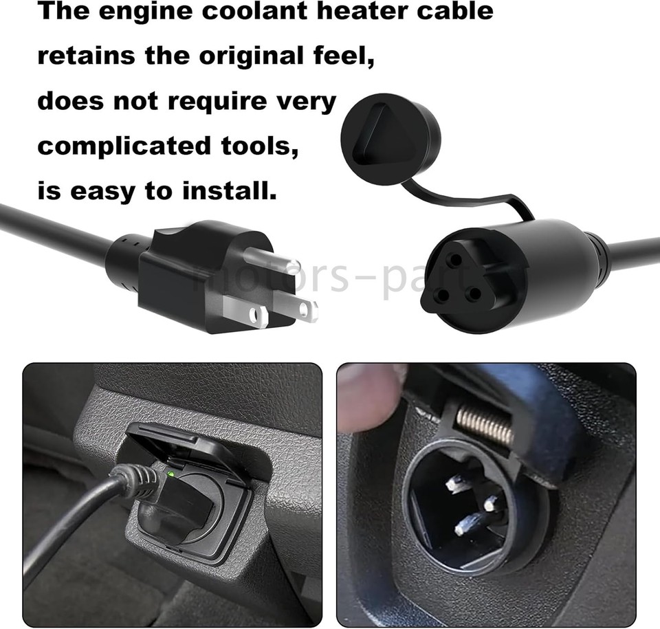 84564686 Block Heater Cable Fits Chevrolet Silverado GM Chevy Buick ...