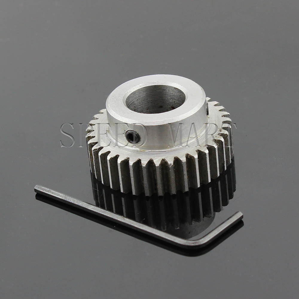 1M-35T 14mm Bore Hole 35 Teeth 35T Module 1 Motor Metal Gear Wheel Top ...