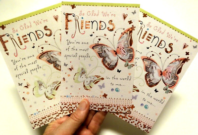 3 American Greetings Cards Happy Birthday Friends & Butterflies ...