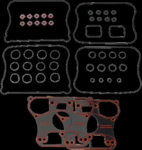 James Rocker Box Cover Gasket Kit w RCM Base Harley Sportster 883 ...