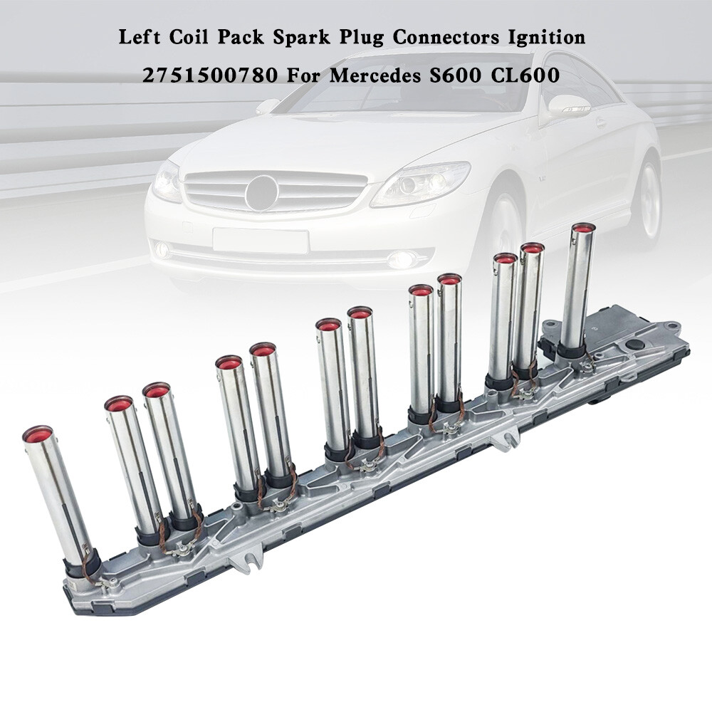 Left Coil Pack Spark Plug Connectors Ignition 2751500780 For Mercedes ...