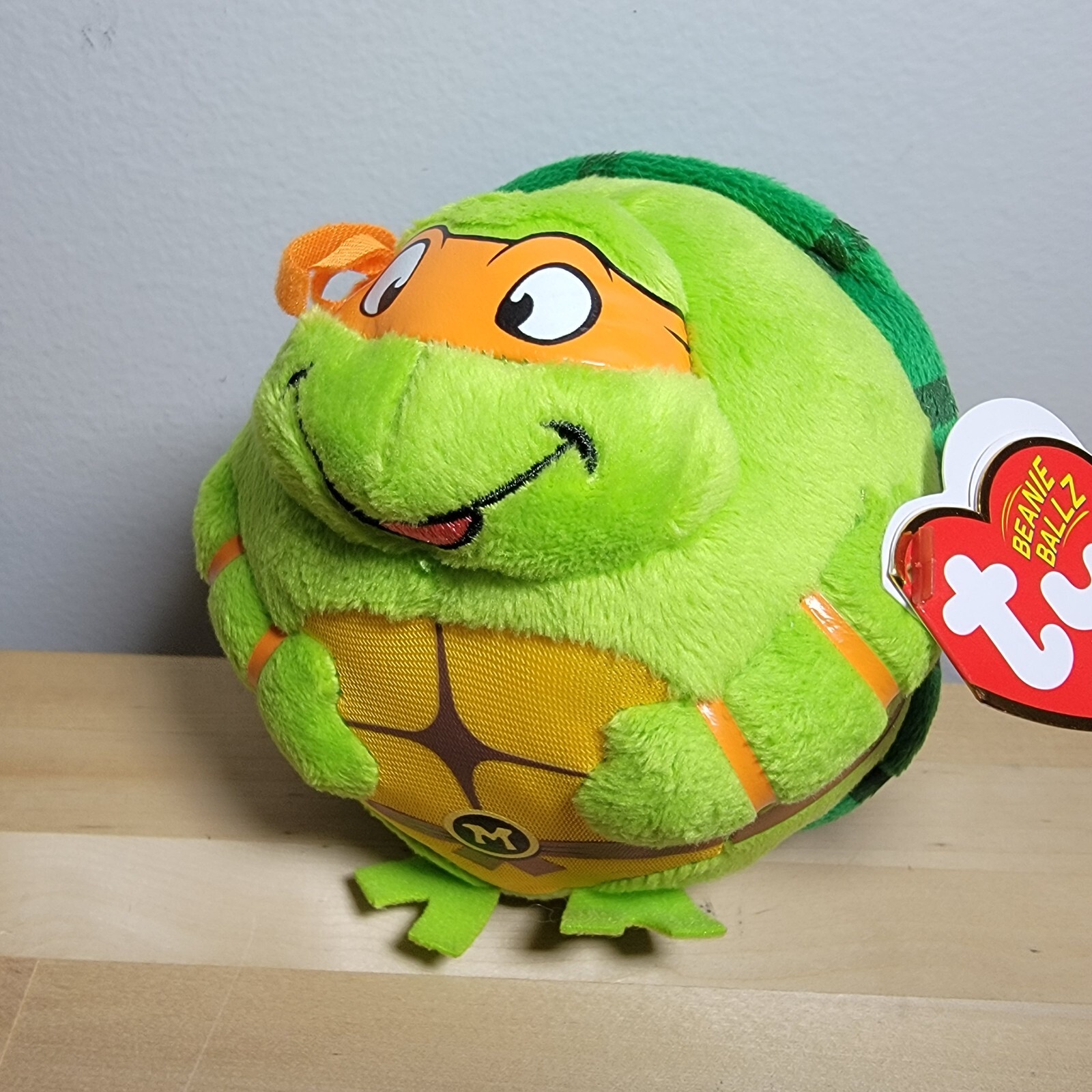 Ty Beanie Ballz "Michelangelo" MWMT Teenage Mutant Ninja Turtles Plush ...