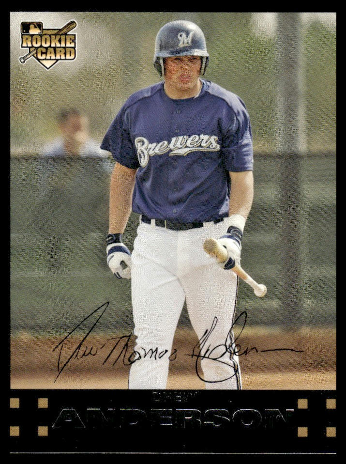 2007 Topps #283 Drew Anderson RC Milwaukee Brewers Baseball | eBay