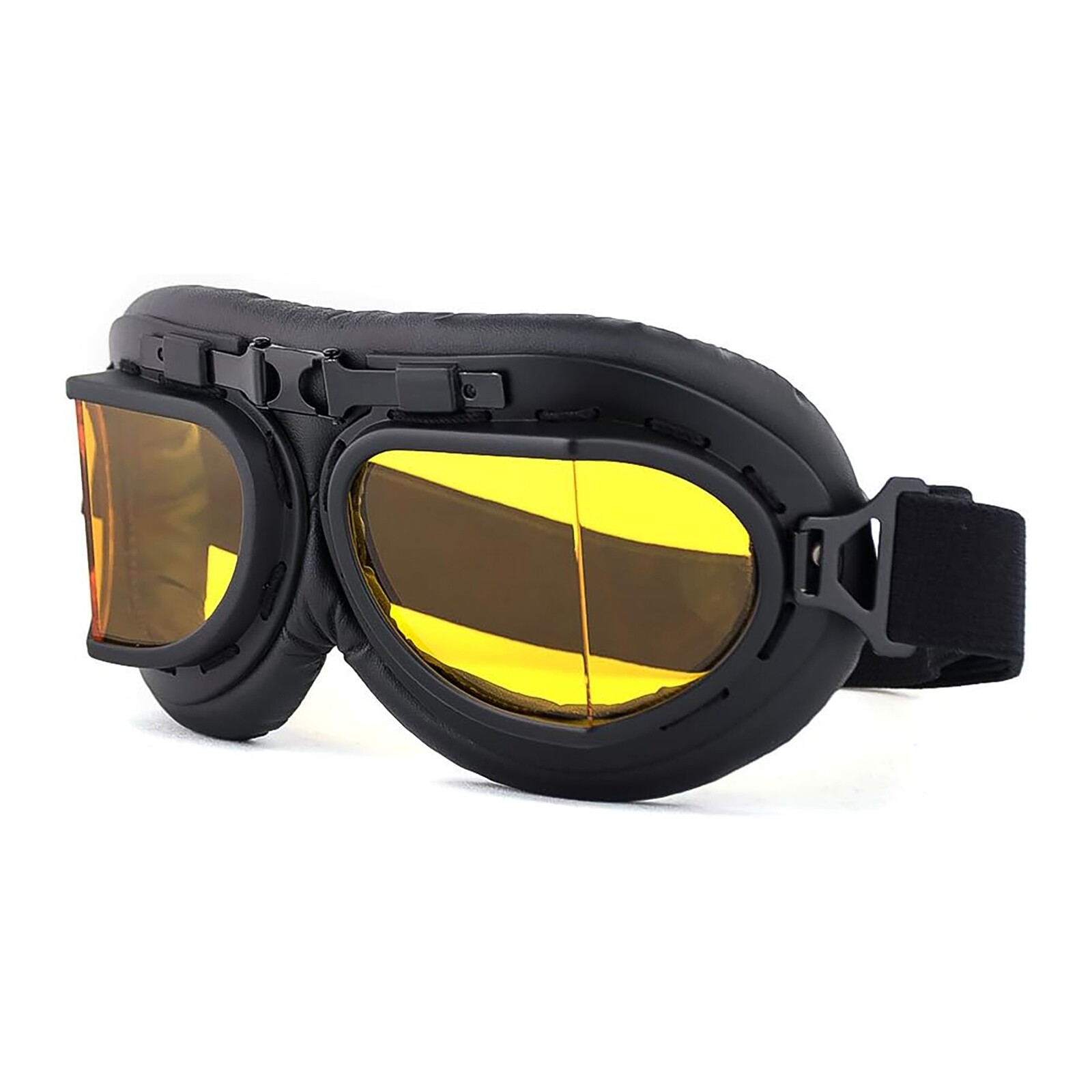 Retro Pilot Aviator Flying Goggles Vintage Motorcycle Racer Cruiser Old ...