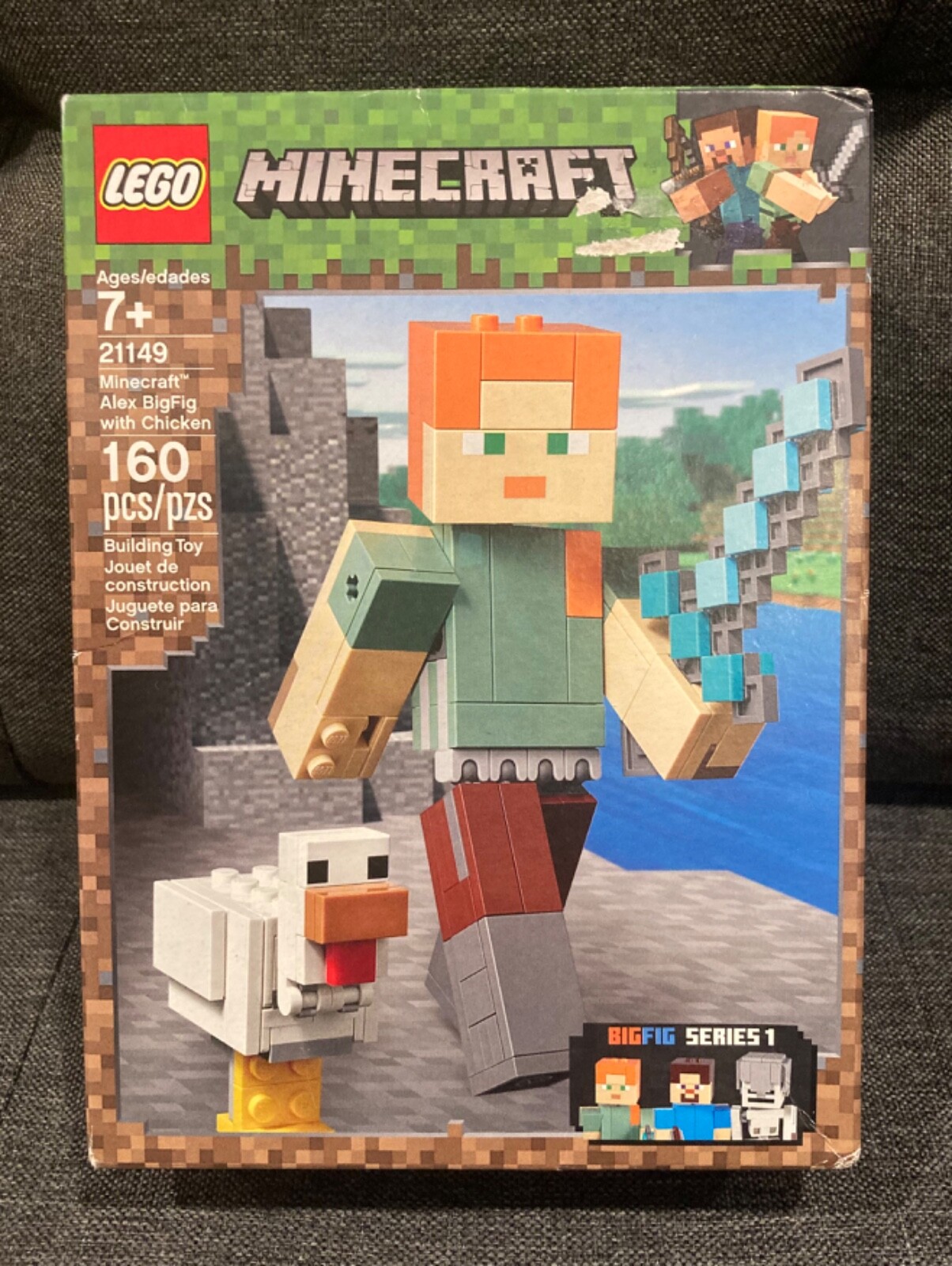 LEGO Minecraft: Minecraft Alex BigFig with Chicken (21149) for sale ...