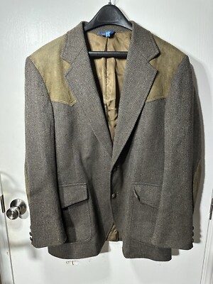 Men's Pendleton Wool Western Sports Jacket, 44L, $30.00, Suede on ...