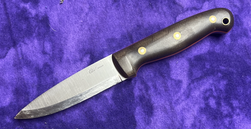 LT Wright knives GNS cpm 3v Bushcraft Knife with Orange Liners | eBay