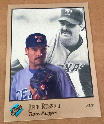 1992 Leaf Studio JEFF RUSSELL Baseball Card #247 . TEXAS RANGERS. | eBay