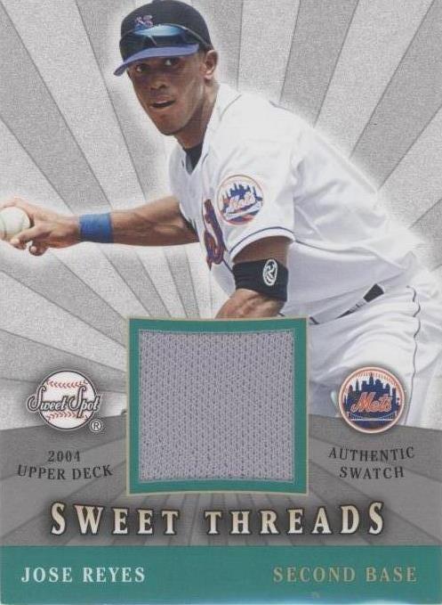2004 Upper Deck Sweet Spot - Sweet Threads Jose Reyes #STS-JR Jerseys ...