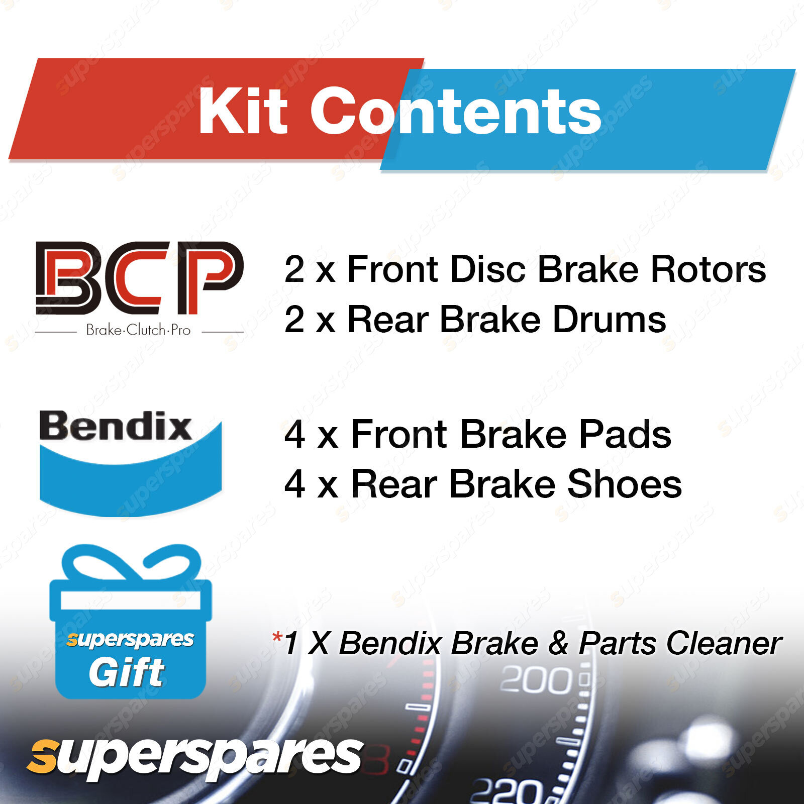 F+R BCP Slotted Brake Rotors Drums Bendix Pads Shoes for Toyota Tercel ...