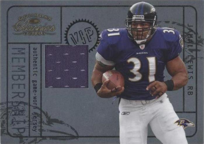 2004 Donruss Classics - Membership Jamal Lewis #M-8 Vip Jerseys /250 ...