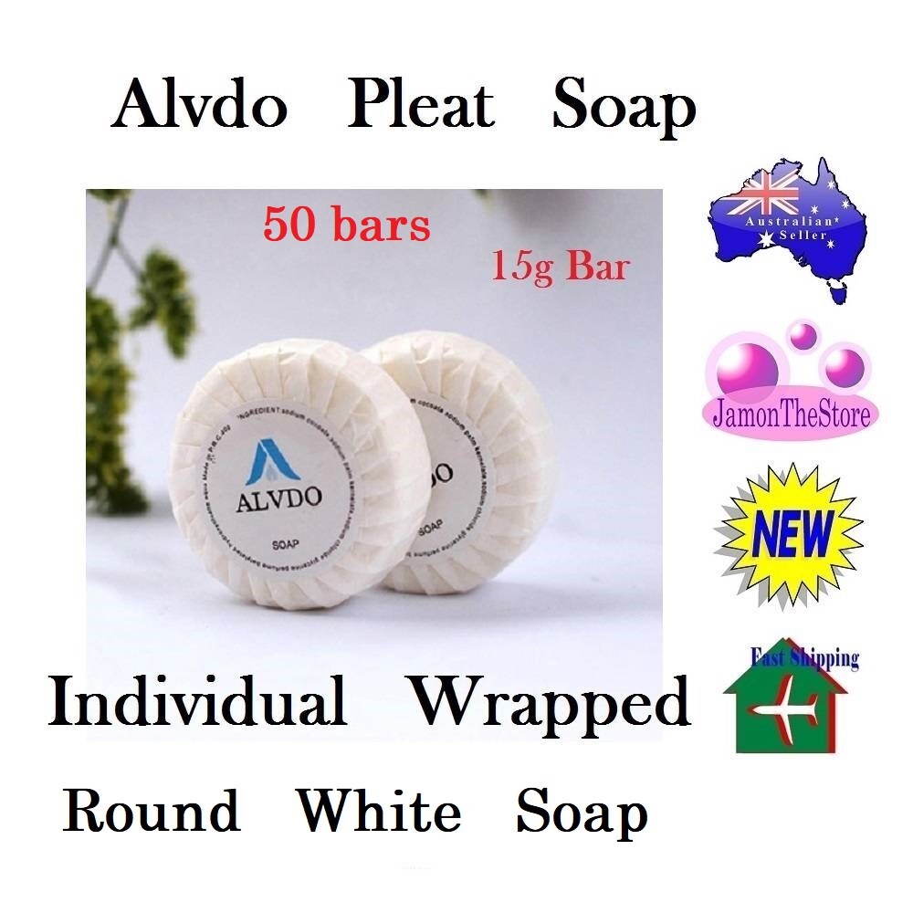 Alvdo Pleat Soap Guest Soap Individual Wrap Hotel Motel 15g Bathroom ...