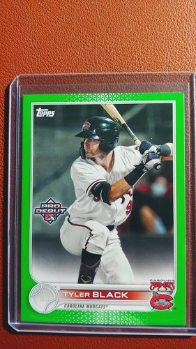 2022 Pro Debut Tyler Black PD-180 Green #54/99 | eBay