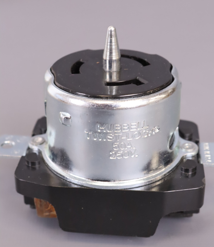 Hubbell CS8469 Locking Receptacle, 50 amp, 3 Phase 480V | eBay