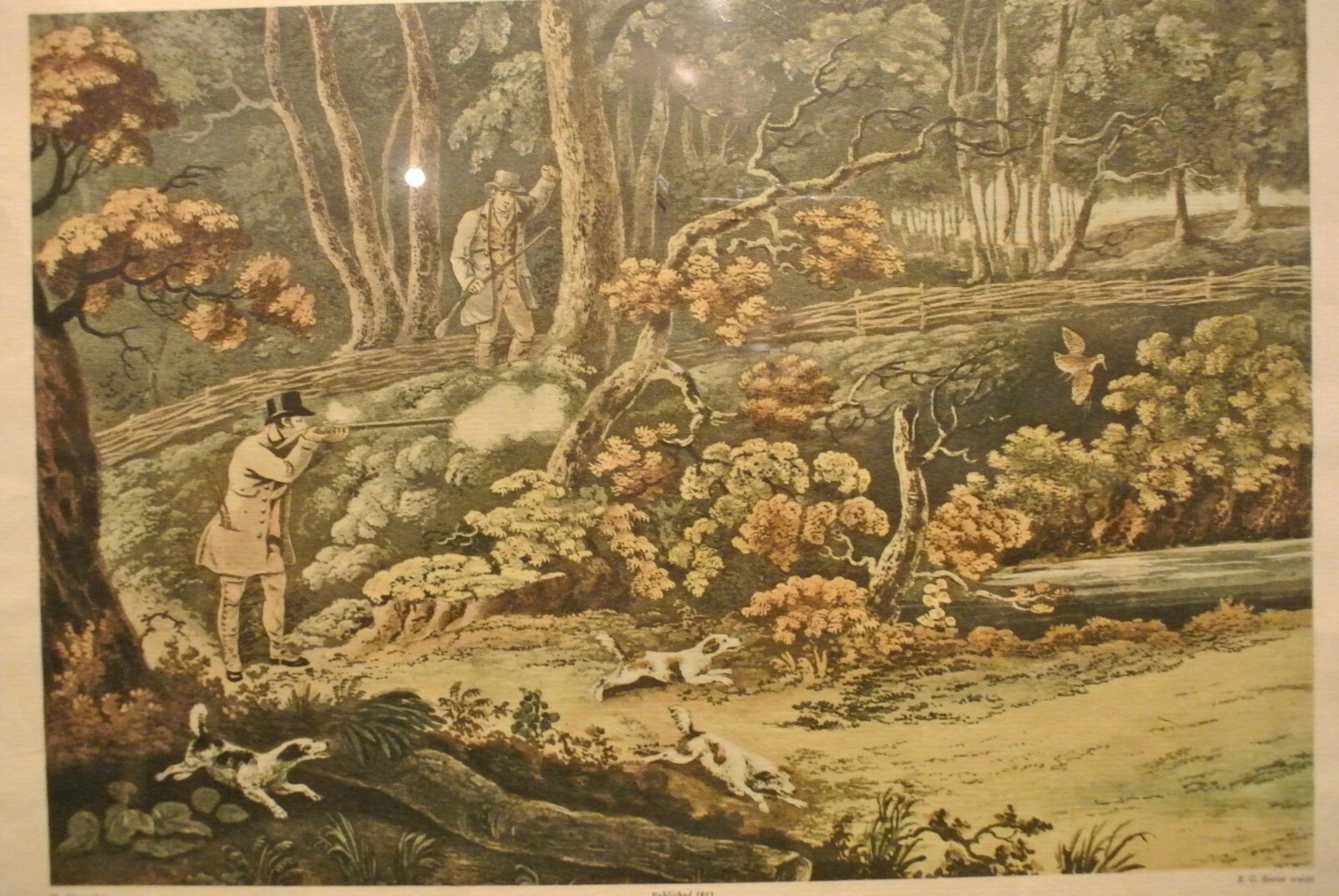 Antique R G Reeve Aquatint Engraving Print WOODCOCK SHOOTING by Henry ...