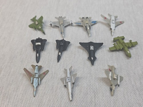 Vintage 1980's Micro Machines Aircraft Military Jets Lot of 9! No ...