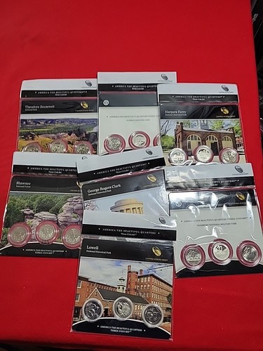 7 America The Beautiful Quarter Set For Micalo 98 | eBay