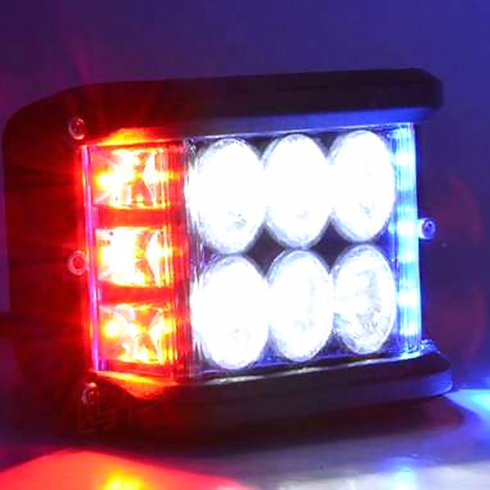 2pcs Dual Color Car Work Light Car Searchlight Searchlights Lampada da ...