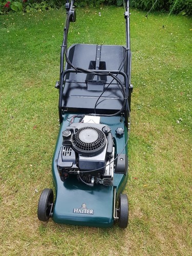 Harrier Hayter 48 Petrol Mower Self propelled and electric start ...