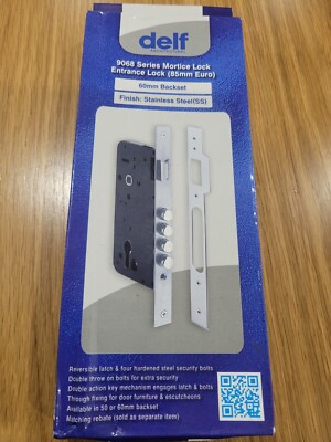 Delf Mortice Lock Entrance Lock 60mm backset 85mm Euro | eBay Australia