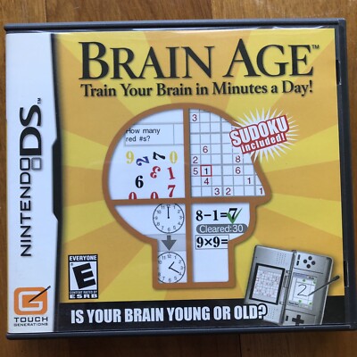 Brain Age: Train Your Brain in Minutes a Day (Nintendo DS, 2006 ...