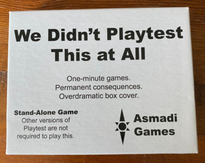 We Didn't Playtest This: Legacies card game by Asmadi Games | eBay