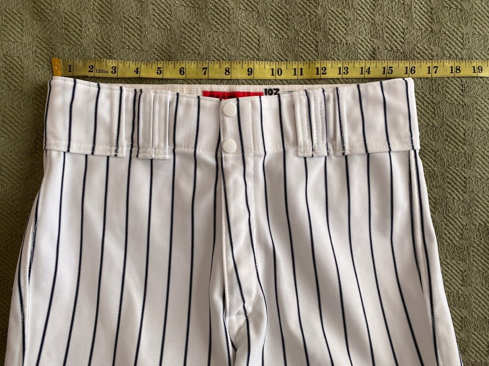 Rawlings Navy Pinstripe 1995 Game Worn Pro MLB Baseball Pants USA 34 ...