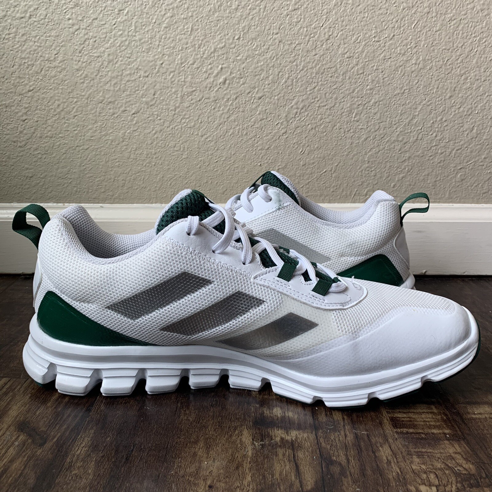 Adidas Speed Trainer 5 Dark Green/White Shoes - Size … - Gem