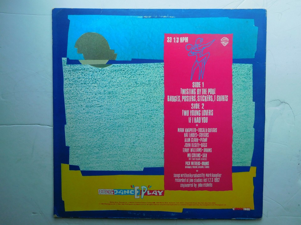 DIRE STRAITS 1983 "EXTENDED DANCE PLAY" VINYL LONG PLAYING RECORD #0 ...