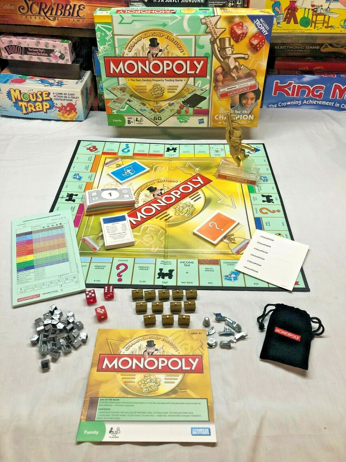 2009 Monopoly Championship Edition Replacement Parts/Pieces - Your ...