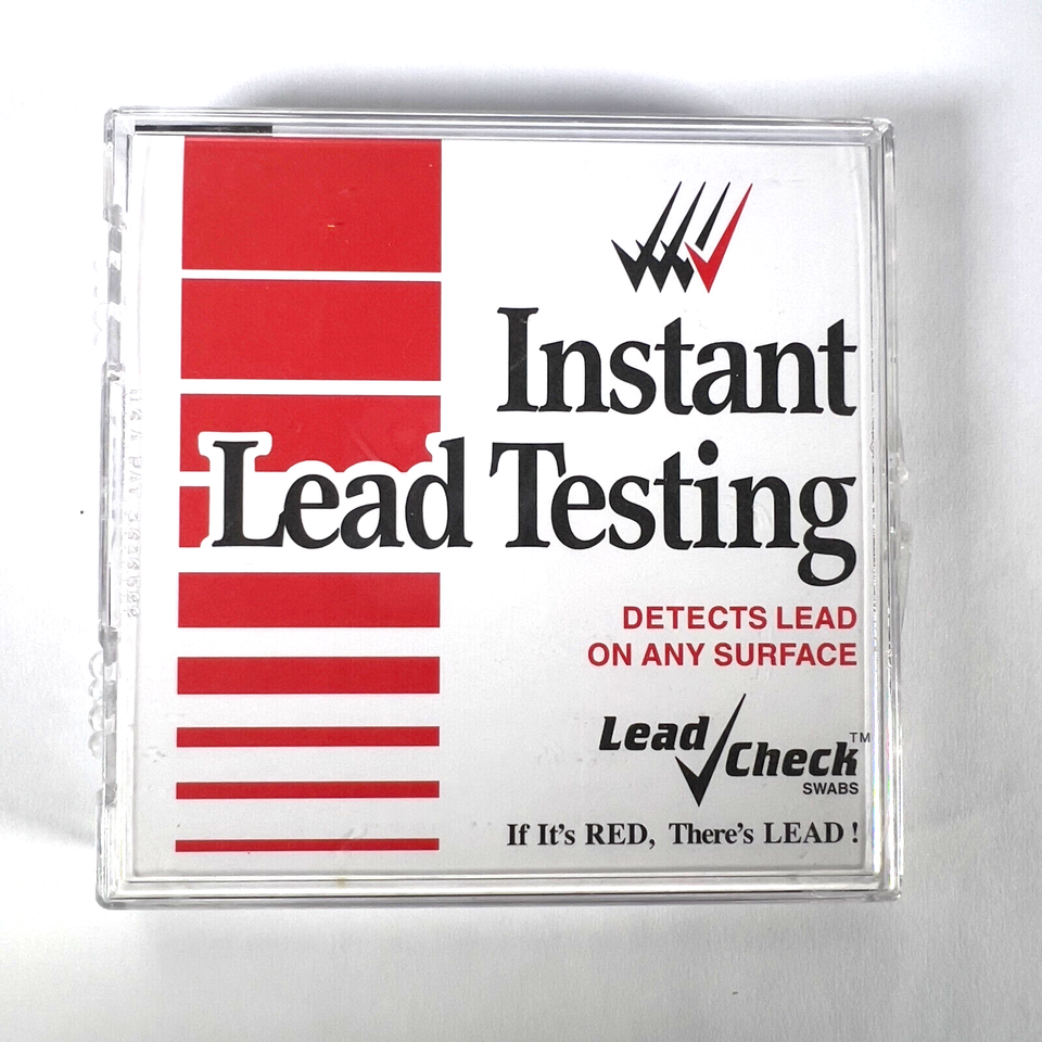 3M Lead Check Instant Lead Testing Swab Kits. Box of 8 Swabs ...