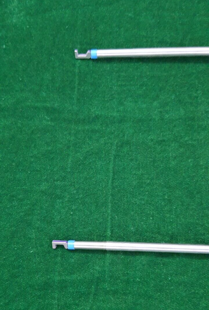 2pc Laparoscopic Bipolar L-Hook 5mmx330mm with Cable Reusable ...
