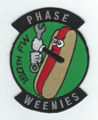 180th FW 'PHASE WEENIES' patch | eBay