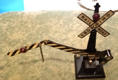 1950s Marx Railroad Train RR Track Crossing Signal Arm Gate O Gauge ...