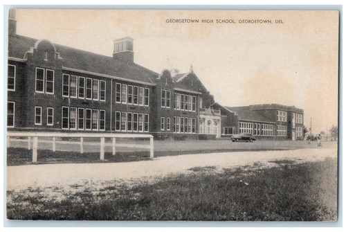 c1950's Georgetown High School Campus Building Georgetown Delaware DE ...