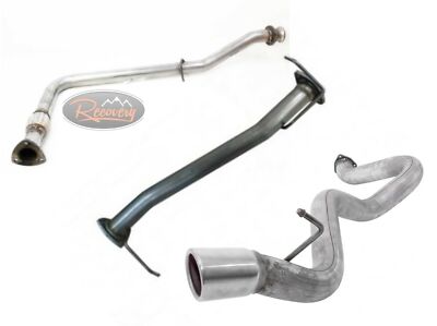 LAND ROVER DEFENDER 90 TD5 STRAIGHT THROUGH EXHAUST SYSTEM STAINLESS ...