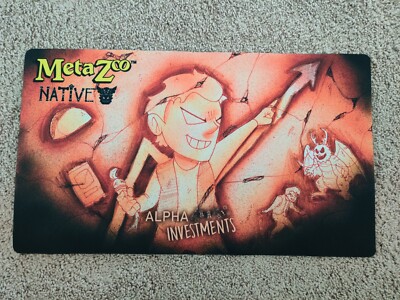 Alpha Investments Native Rock Hard Rudy Playmat, MetaZoo CCG New Unused ...