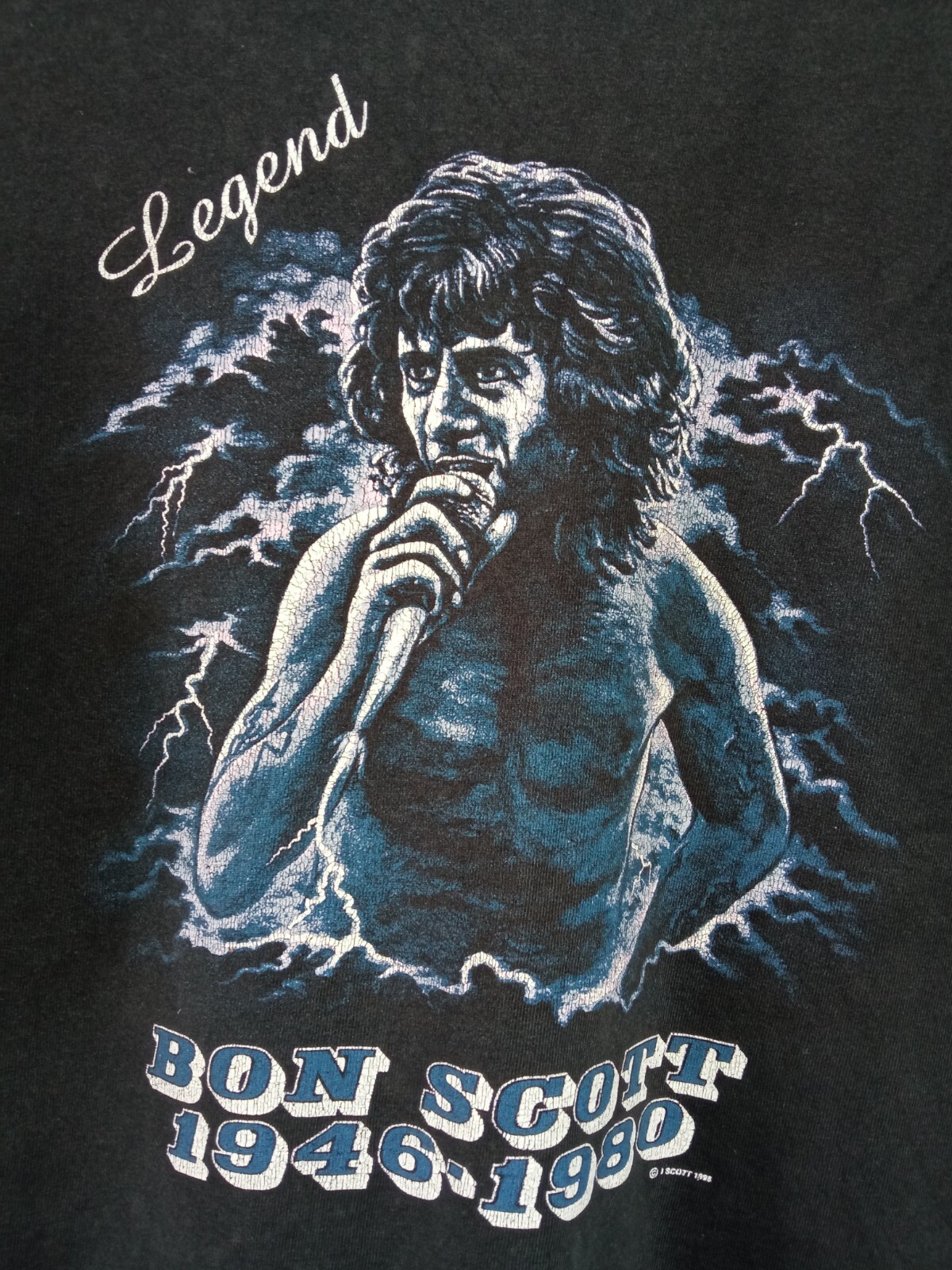 Bon Scott Legend Ac/Dc Highway To Hell Vintage T Shir… - Gem