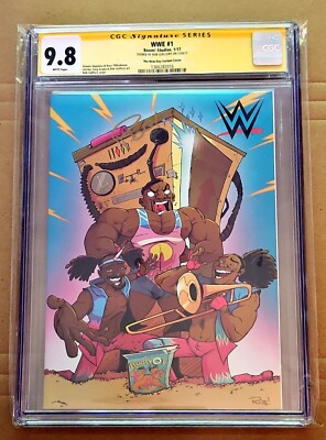 WWE #1 - CGC SS 9.8 - Incentive Rob Guillory AUTO - New Day Virgin ...