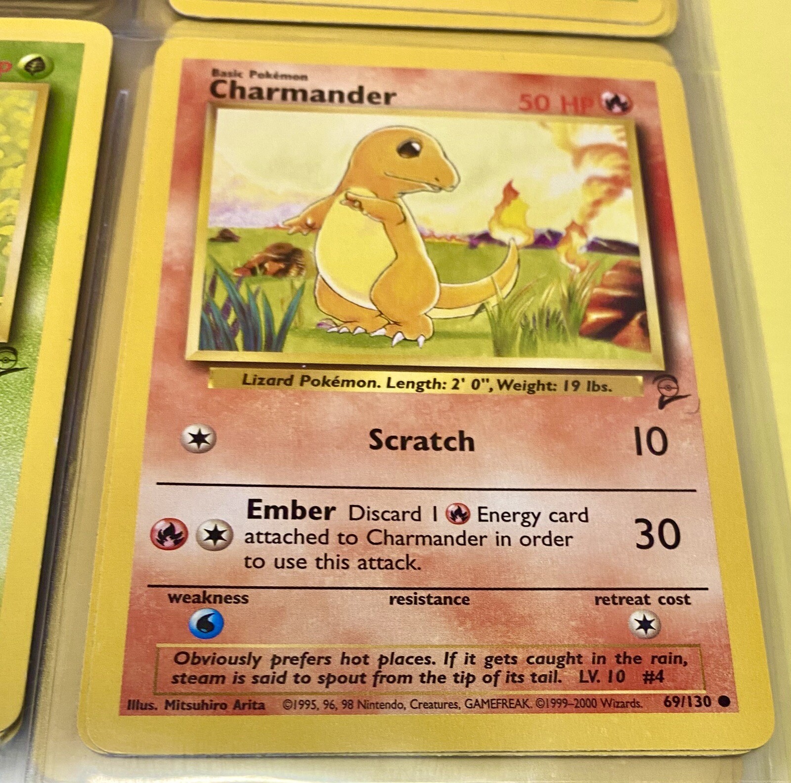 Rare 1995 Charmander Basic Pokemon Card Not Used | eBay UK
