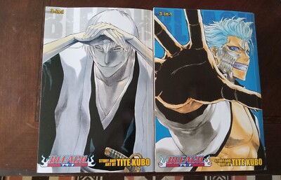 Bleach 3-in-1 Omnibus Volume 7 (19,20,21) and Volume 8 (22,23,24) Manga ...