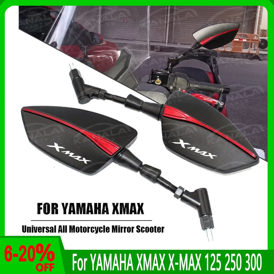 For YAMAHA XMAX X-MAX 125 250 300 Motorcycle Accessories Side Rearview ...