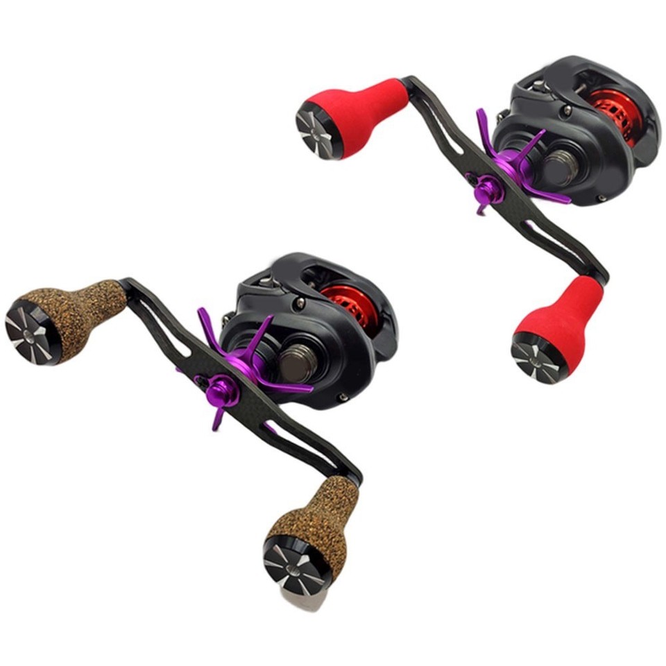 for DAIWA For ABU 130MM Carbon Double Rocker Arm Handle for Casting ...