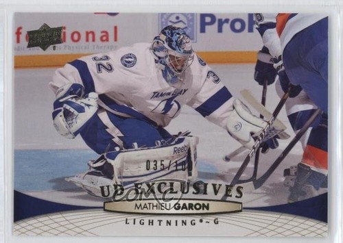 2011-12 Upper Deck UD Exclusives /100 Mathieu Garon #287 | eBay