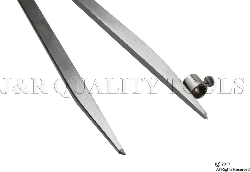 LARGE PENCIL MARKING COMPASS CIRCLE MAKER SCRIBER MARKING WING DIVIDER ...