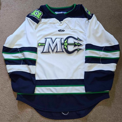 Maine Mariners ECHL Athletic Knit AUTHENTIC Hockey Jersey Sz 52 | eBay