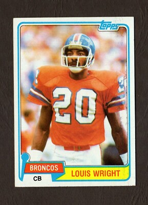 1981 Topps Football Card #385 Louis Wright – Denver Broncos | eBay