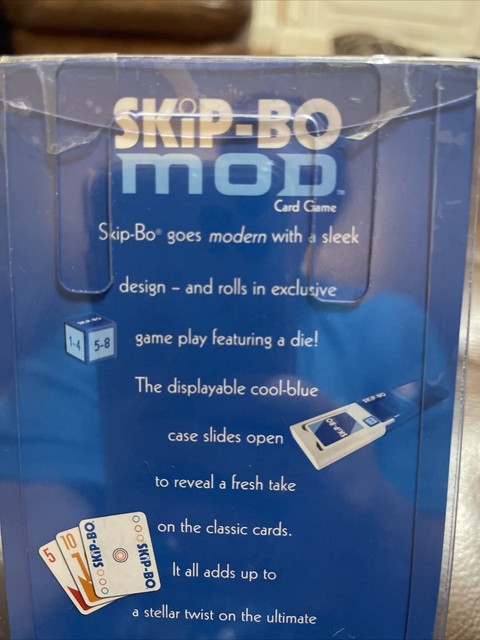Skip-bo Mod Mattel Card Game Modern Twist Special Version 2009 7 for ...